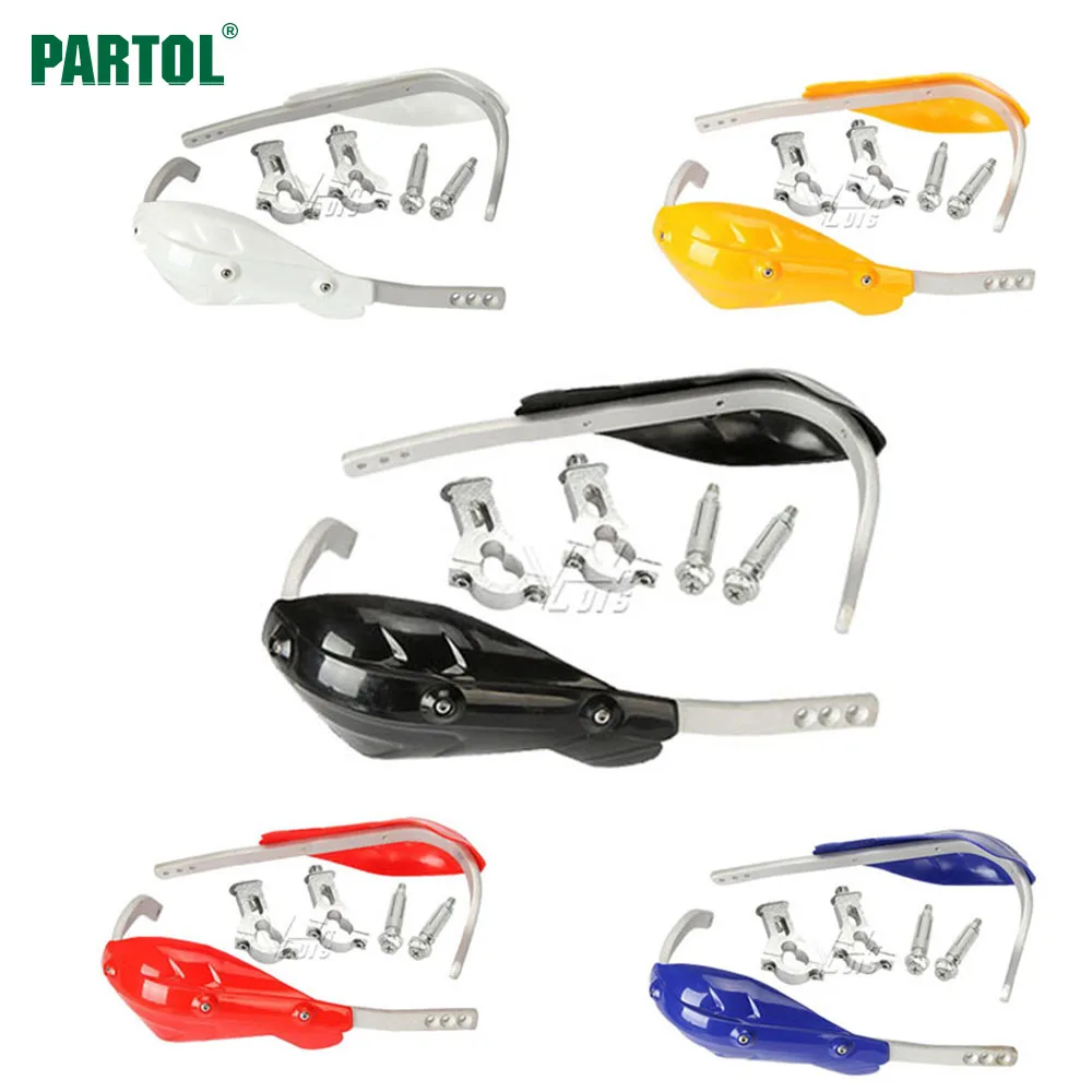 Partol 7/8" Racing Motorcycle Hand Guards Aluminum Handlebar Handguards ...