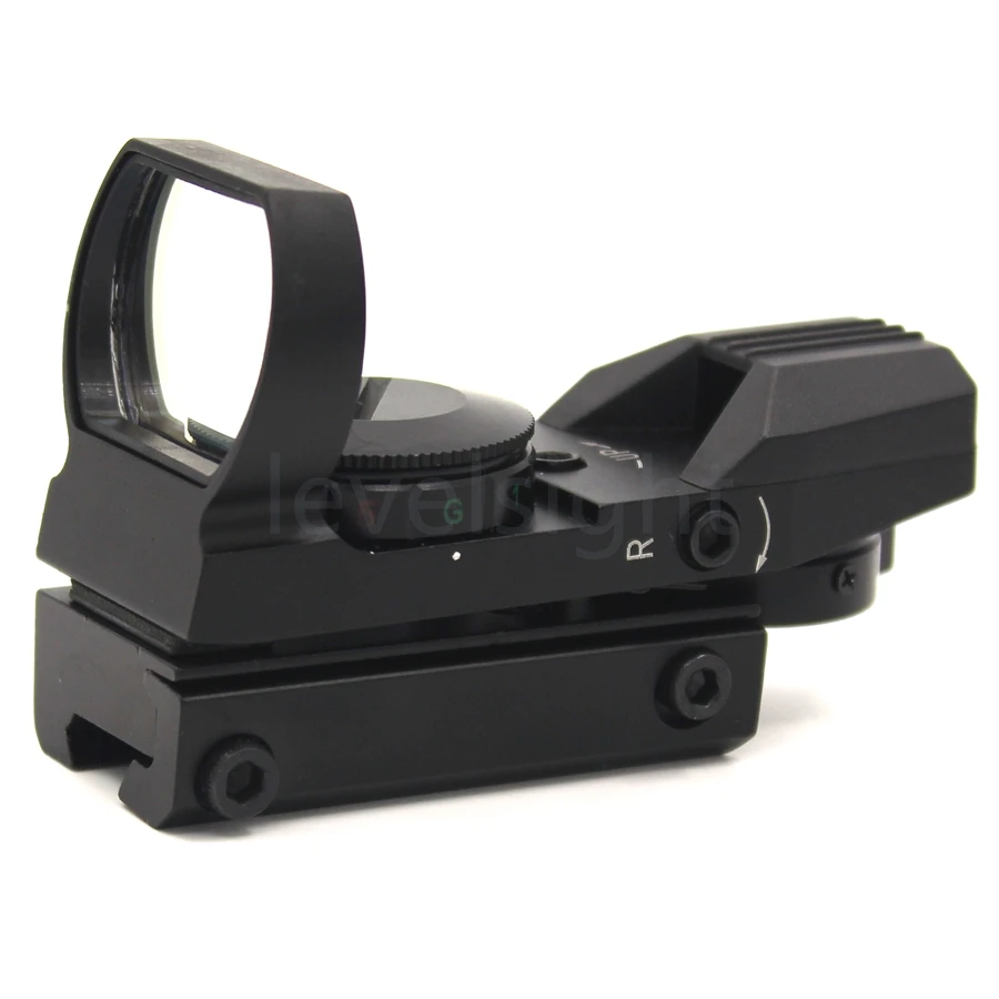 Reflex Green Red Dot Sight 11mm picatinny Rail Mount 20mm Scope Mount ...