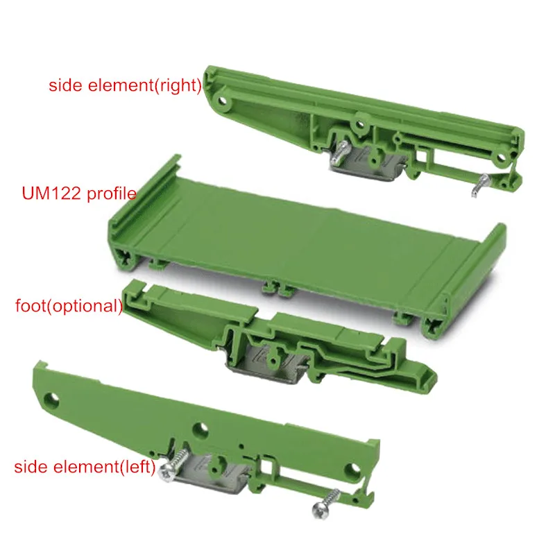 UM122 stainless steel rail base plate 35mm iron rail base DIN rail ...