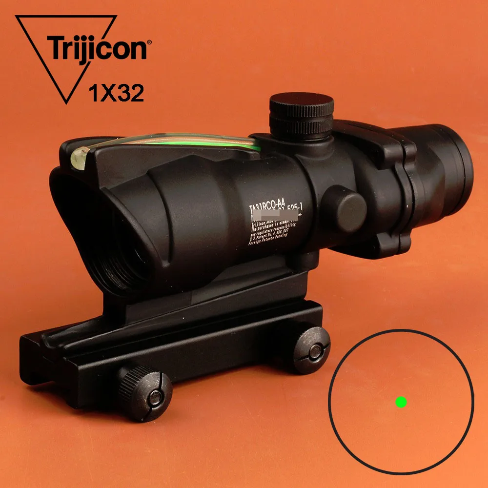 Aliexpress.com : Buy Hunting Scope ACOG Style 1X32 Tactical Red Dot ...