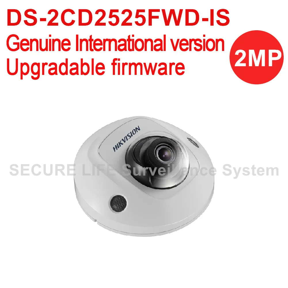 Hikvision DS 2CD2525FWD IS International version 2MP EXIR Mini Dome POE Network IP CCTV Camera ...