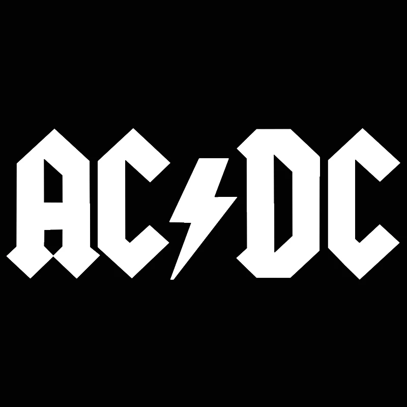 Sticker Vinyl AC/DC Cartoon Car Stickers and Decals Motorcycle Rear ...
