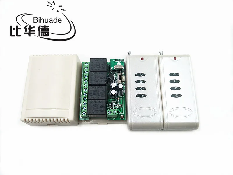 433MHz 4 Channel Wireless RF Remote Control Controller Big Range For ... 433MHz 4 Channel Wireless RF Remote Control Controller Big Range For ...