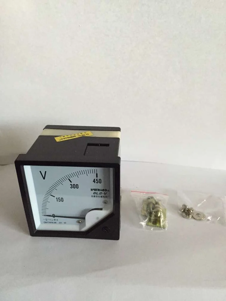 6L2-V-AC-0-450V-Class-1-5-Accuracy-Vertical-Mount-Volt-Meter-Analog ...