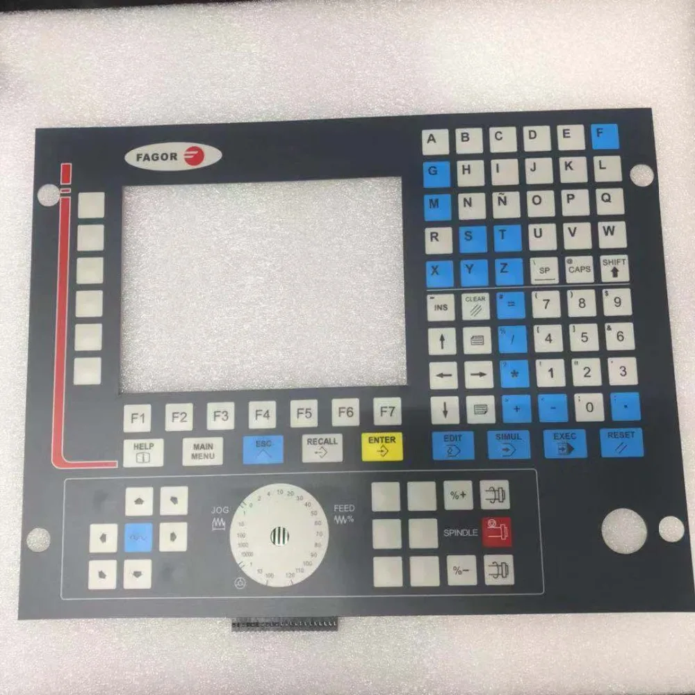 FAGOR CNC8035 8035 8035M CNC8035 M CNC HMI Panel membrana botones de ...