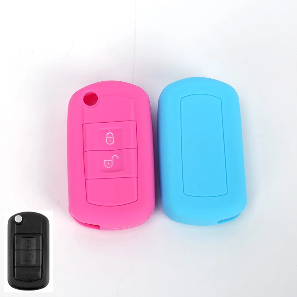 Key Case For Car Silicone 2 Buttons Key Cover For Land Rover Range ...