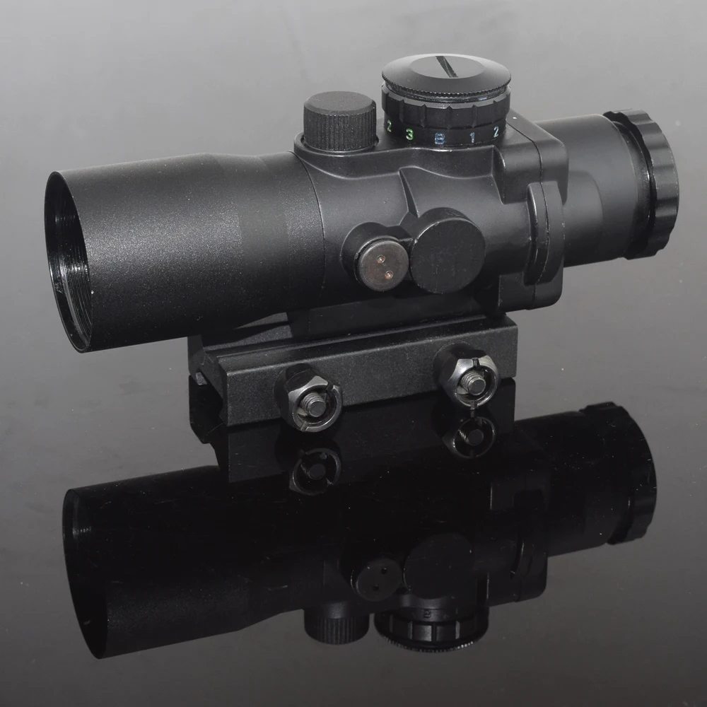 WIPSON aim optical sight 3X Magnification 3x30 Red Blue Green Black ...