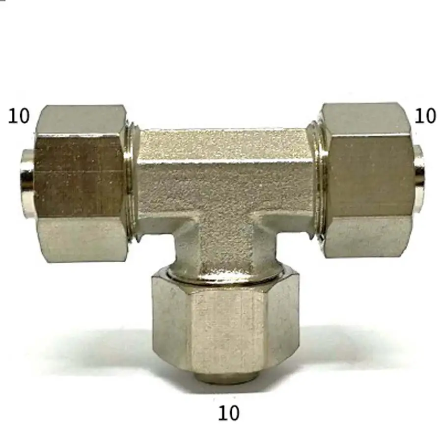Nickel Plated Brass TF Shaped Quick Connector Air Hose Fitting Fit 10mm ...