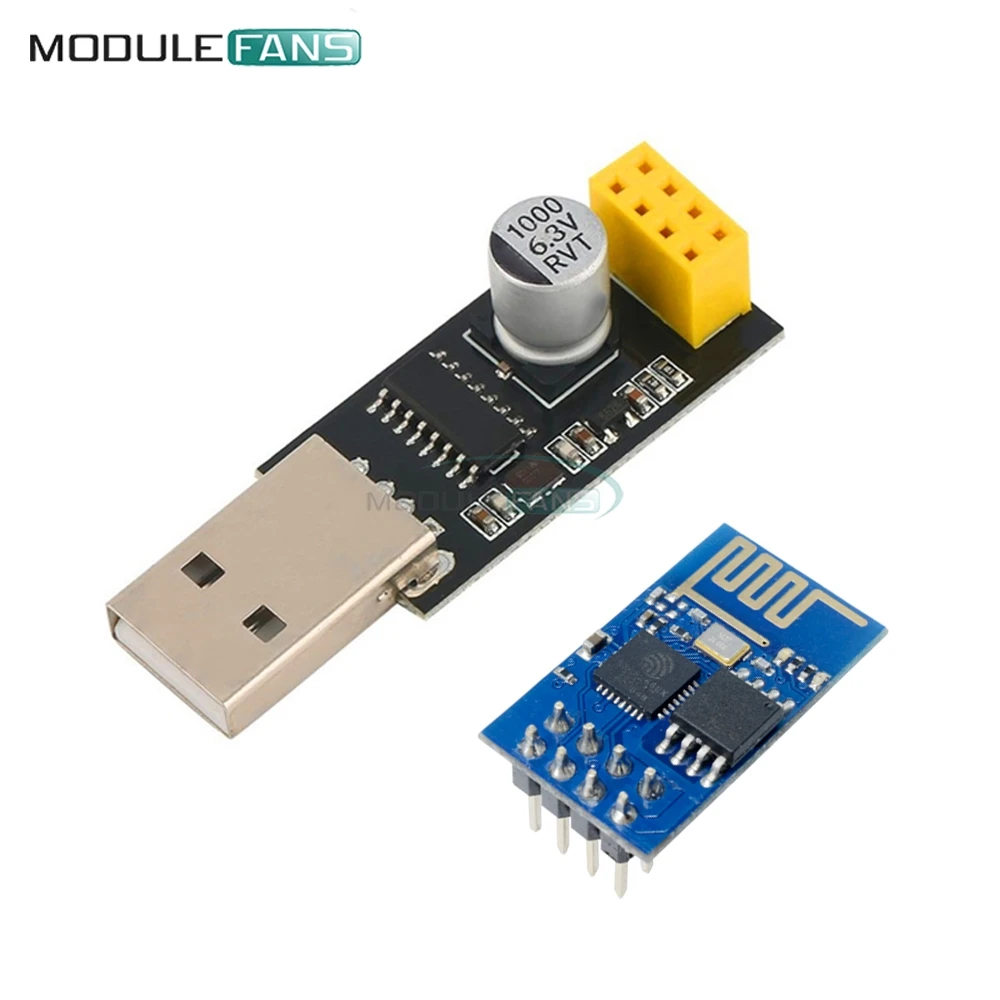 ESP-01 Adapter UART ESP8266 CH340G CH340 USB to ESP8266 ESP-01S Serial ...