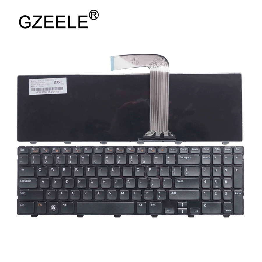 GZEELE New laptop Keyboard for Dell for Inspiron 15R N5110 M5110 N 5110 ...