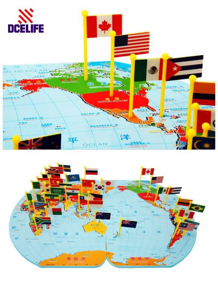 Aliexpress.com : Buy Newest Large Montessori Map Montessori Materials ...