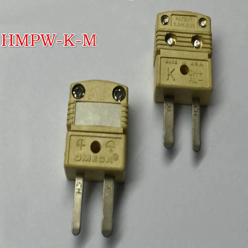 Free shipping original 50PC male k type thermocouple Plug sensor HMPW K ...
