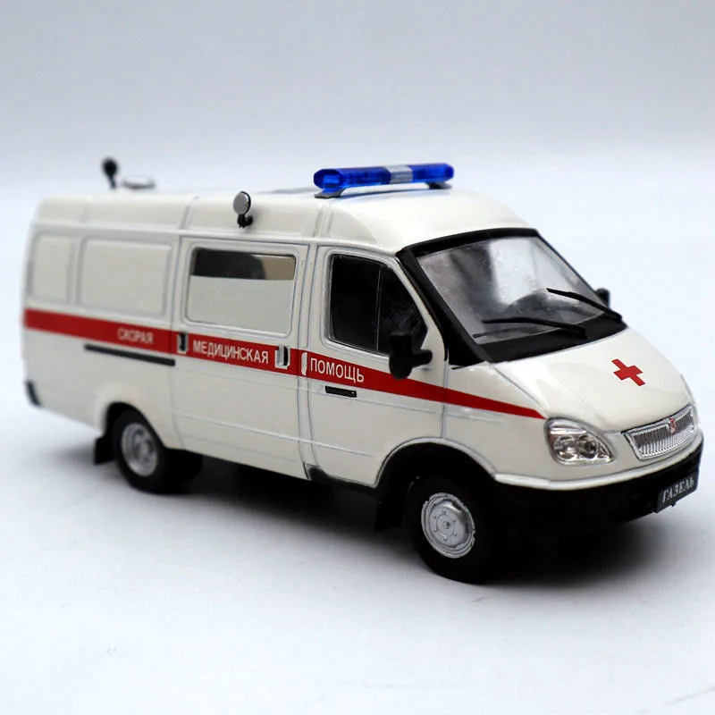 DeAgostini 1:43 Россия Газель скорая помощь автомобиль#11 GAZ-32214 ...