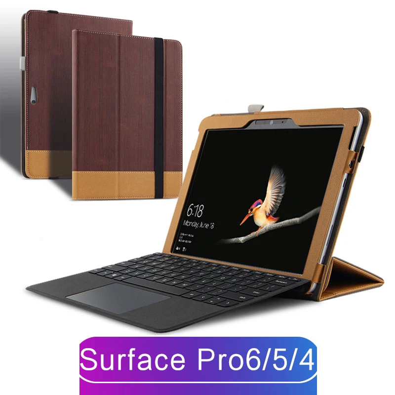 Slim Fold Canvas Flip Stand Leather Magnetic Cover Funda Case For ...