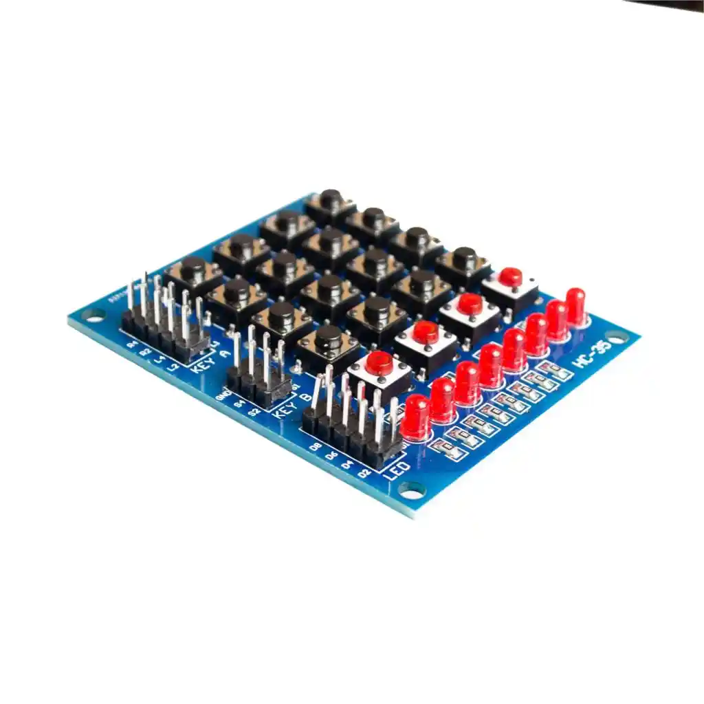 Clavier souple Keypad matrix 4x4 16 key Arduino Raspberry Pi DIY ...