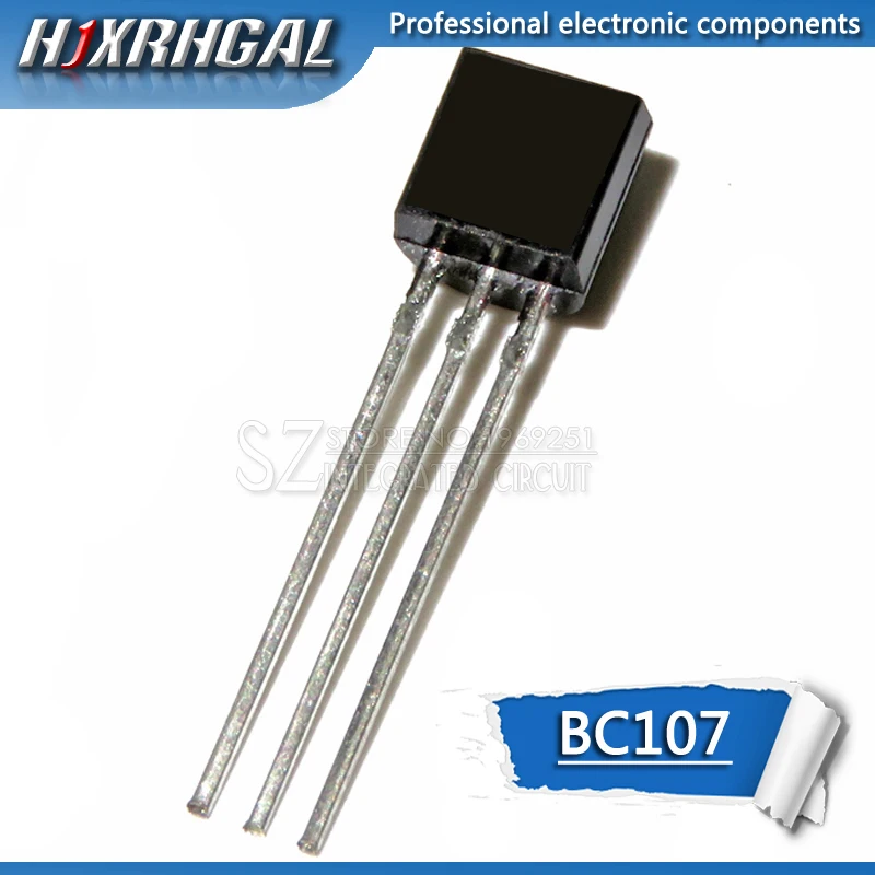Free shipping 10pcs/lot BC107 Transistor TO 92 C107 new original ...