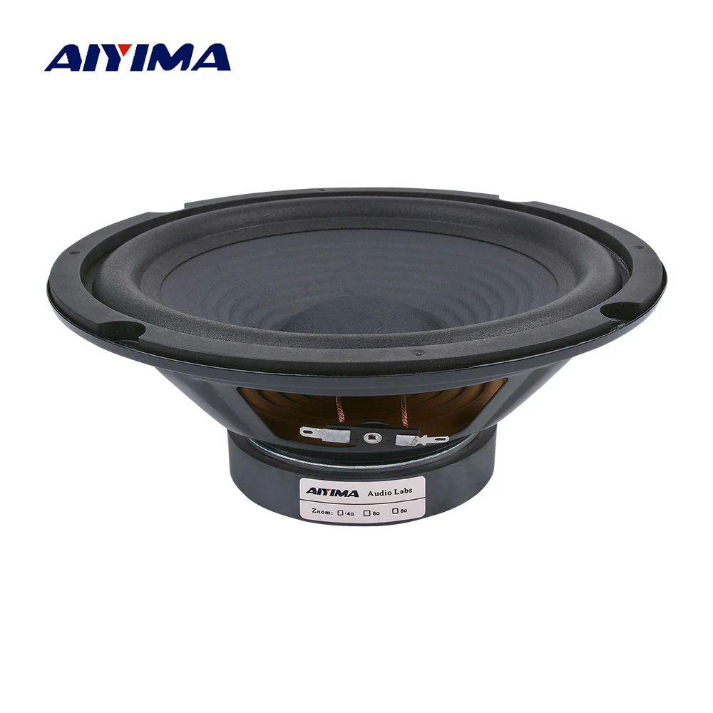 Aiyima 1pcs 8 Inch Midrange Bass Speakers 8 Ohm 200w 35 Core 100 Magnetic Audio Speaker Woofer ...
