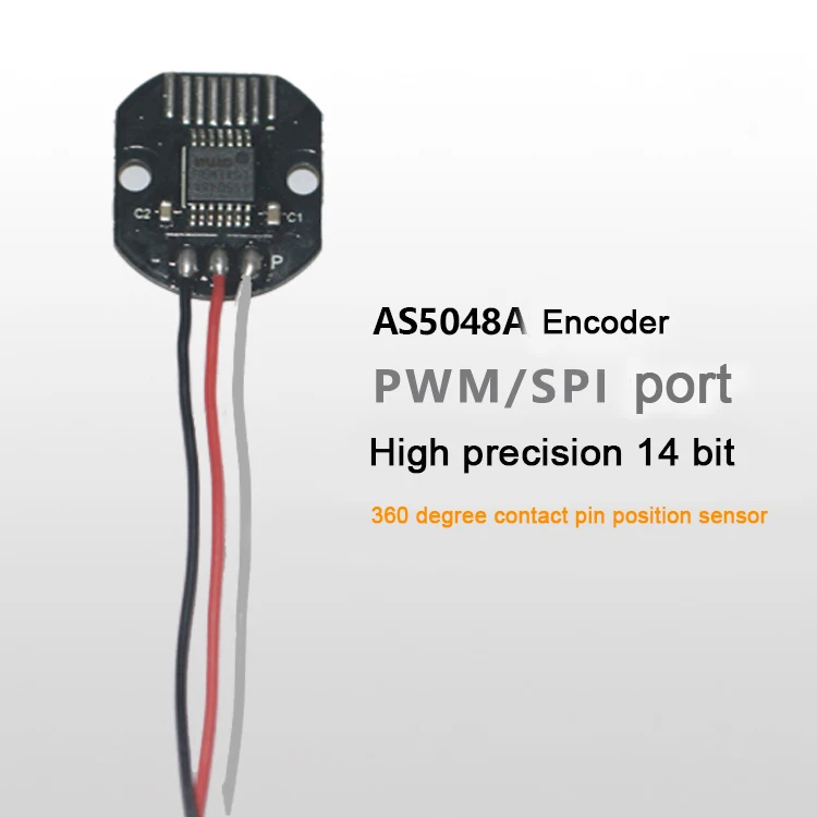 AS5048A-TLE5012B-Magnetic-Encoder-With-PWM-SPI-Port-14-Bit-Code-Wheel ...