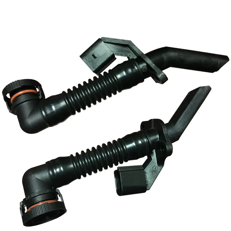 2pcs Oem Exhaust Pipe Breather Tube Hose Form Valve Cover For Q7 ...