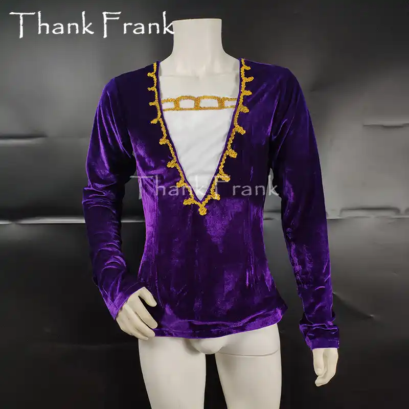 Male Prince Ballet Top Child Boys Professional Long Sleeve Dance ...