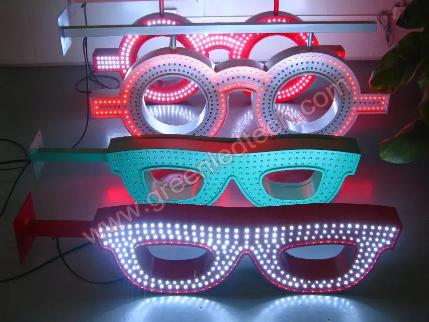 Led Optic Sign Glasses Lightbox For Glasses Shop - Led Displays ...