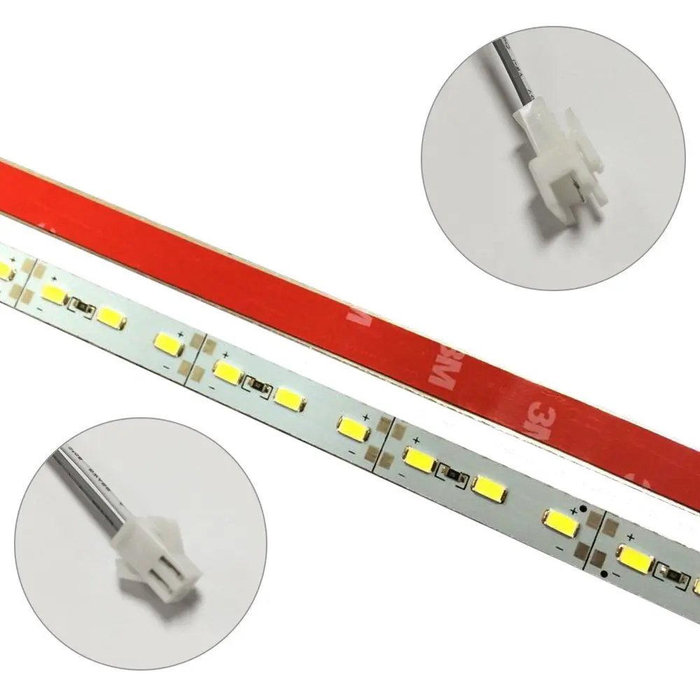 Non waterproof 5sets/lot 1.64ft/0.5M DC 12V SMD5630 Rigid Hard LED ...