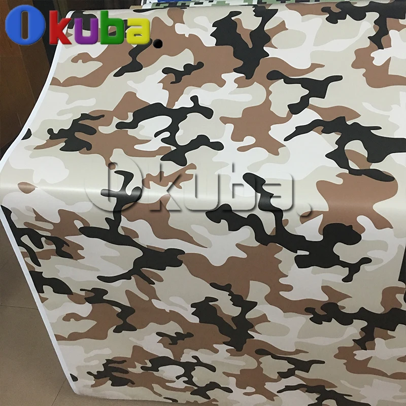 Matte Finished Desert Camo Vinyl Car Wrap Sticker Foil Color Change ...