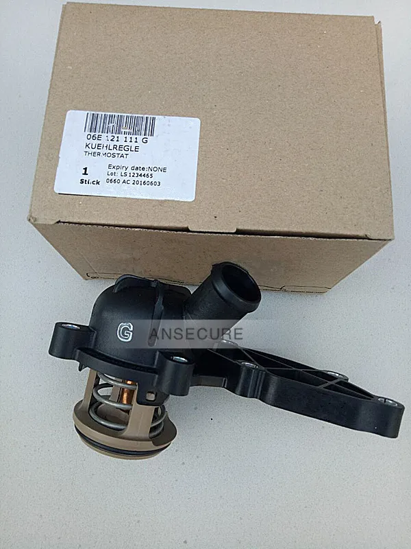 Engine cooling thermostat assembly FOR Audi A4 B7 C6 A6 A8 2.4 2.8 3.2 ...