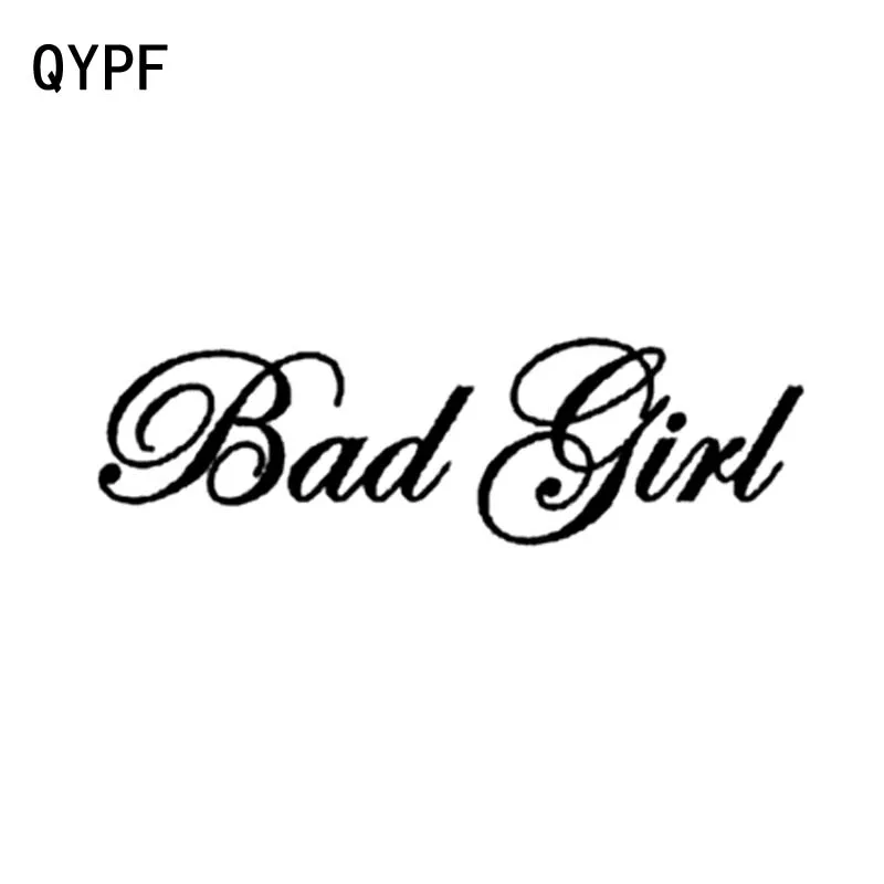 QYPF-18CM-5-3CM-Fashion-Bad-Girl-Vinyl-Car-Window-Sticker-Decal-Black ...