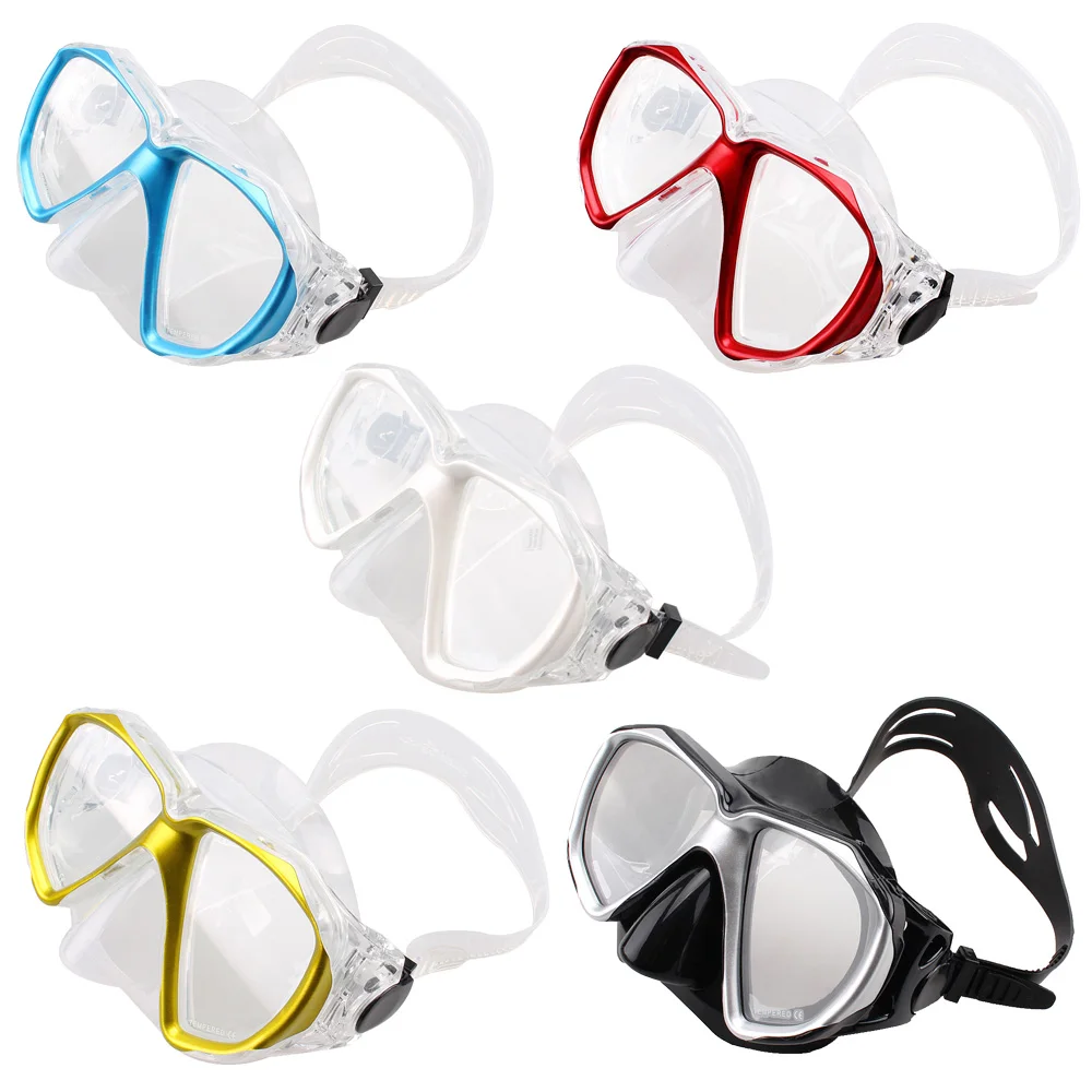 Safe Professional Scuba Diving Mask Silicone Mask Snorkel Durable Wear ...