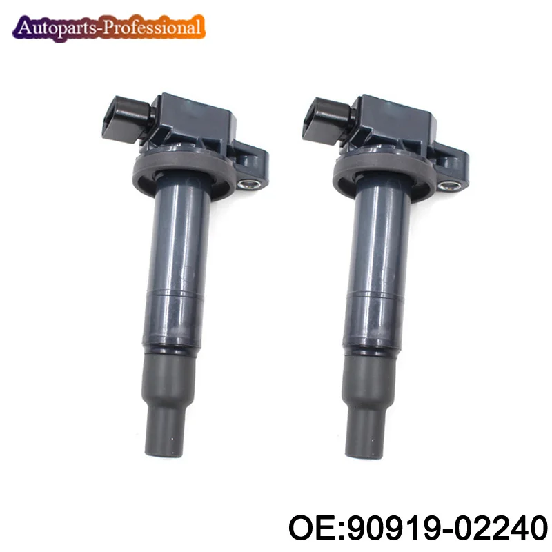 2 pcs/lot 90919 02240 9091902240 New Ignition Coil For Toyota Echo ...
