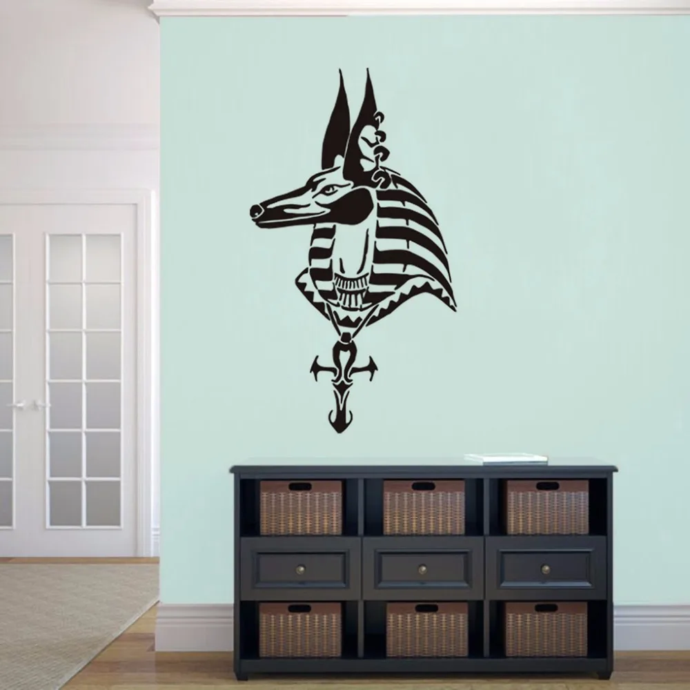 Aliexpress.com : Buy Anubis Egypt Vinyl Wall Sticker Ancient Design ...