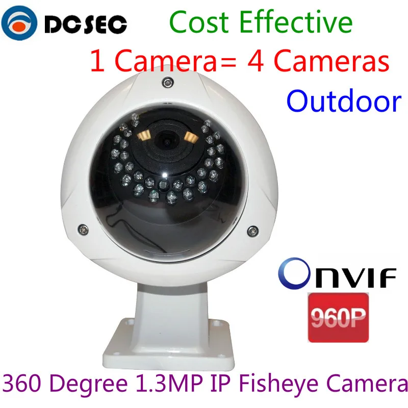 Panoramic 360 degree IP Camera IP Dome Cam Fisheye Outdoor Waterproof ...