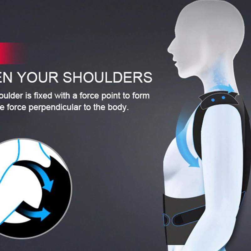 Humpback Correction Back Brace Spine Back Orthosis Scoliosis Lumbar ...