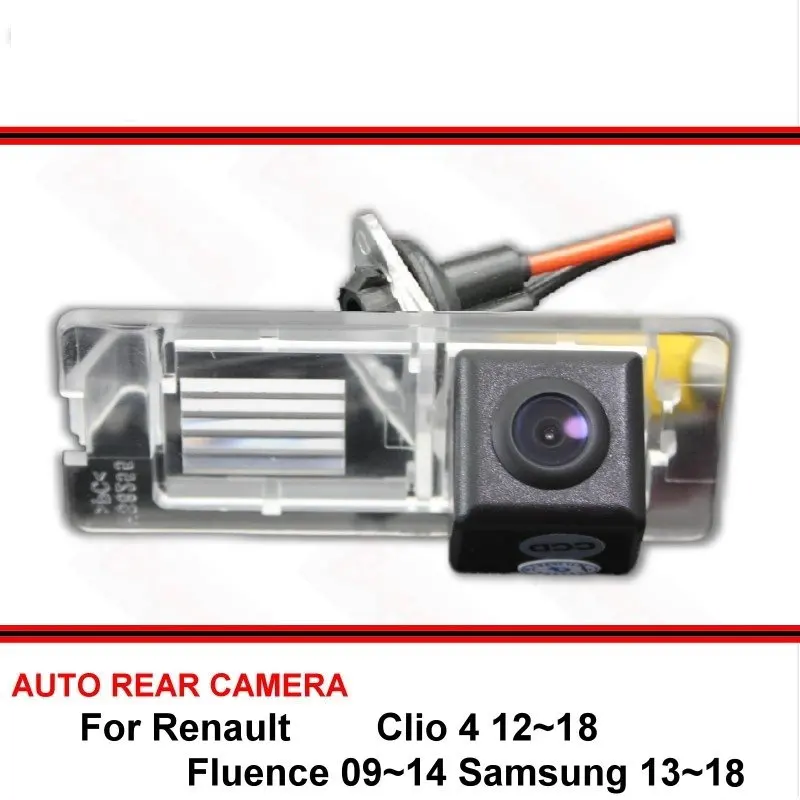 Caméra de recul HD CCD pour voiture, avec Vision nocturne inversée, pour Renault Clio 4 Fluence ...