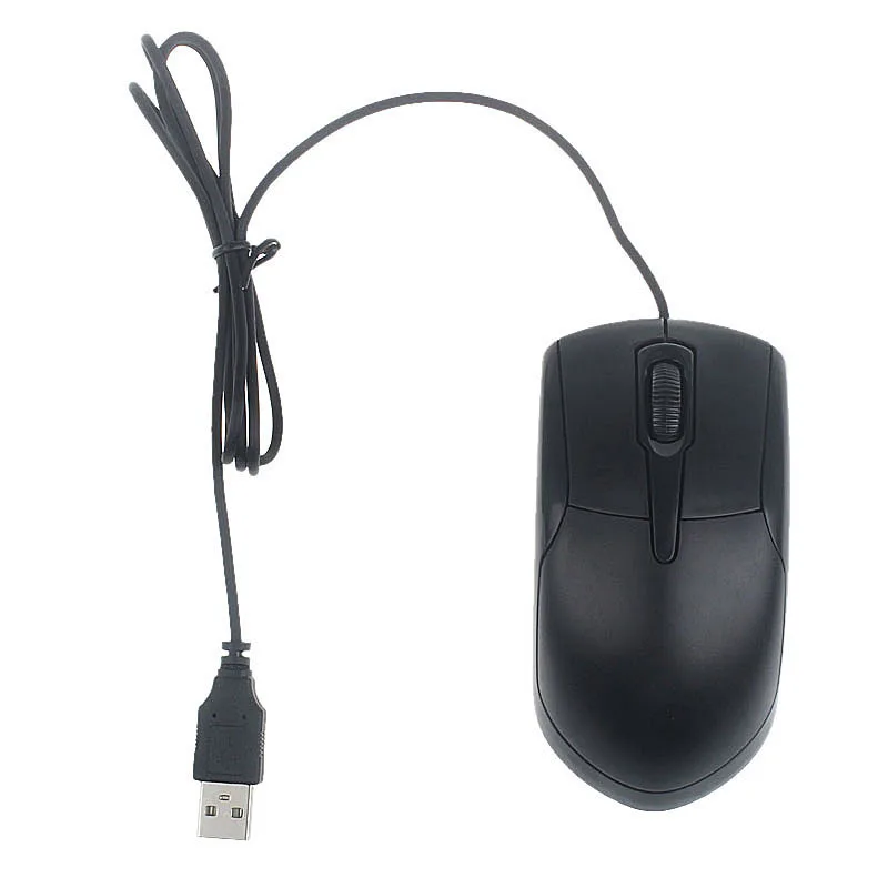Hillsionly Black Computer Mouse New Design USB Wired Optical Gaming ...