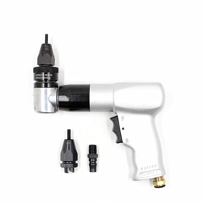 elbow pneumatic rivet nut gun 90 degree right angle air rahm gun ...
