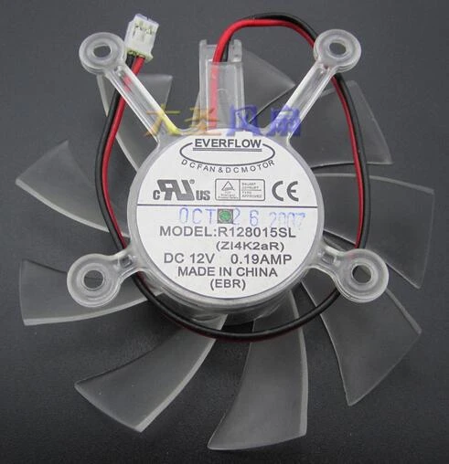 Original EN9600GSO EN9600GT EAH3850 R128015SL 0.19A 2 wire graphics fan ...