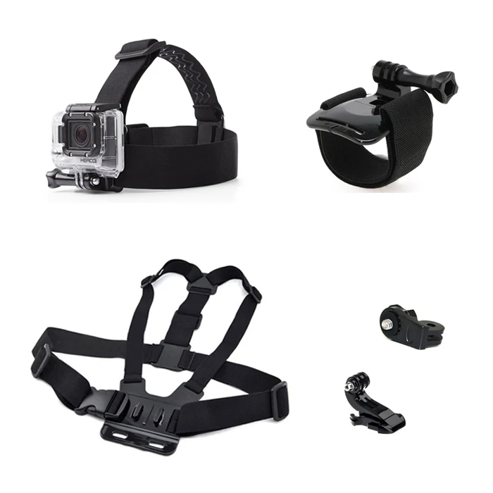 Gopro-Accessories-Set-Adjustable-Chest-Strap-Head-Strap-Wrist-Strap ...