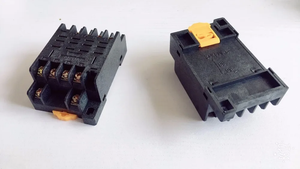 2 Set LY4NJ HH64P 12V/24VDC, AC110V/220V 14PIN 10A Power Relay Coil ...