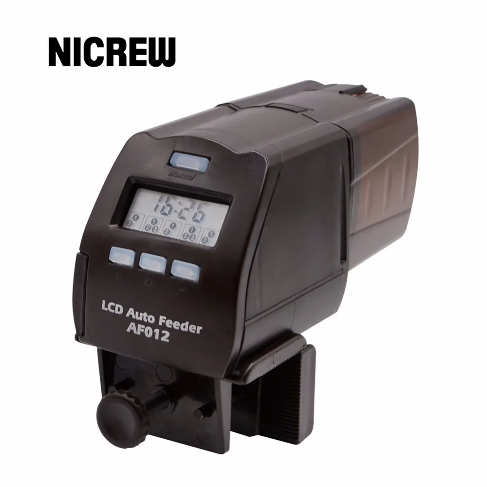 Nicrew Digital LCD Automatic Fish Feeder Aquarium Tank Pond Auto Fish ... Nicrew Digital LCD Automatic Fish Feeder Aquarium Tank Pond Auto Fish ...