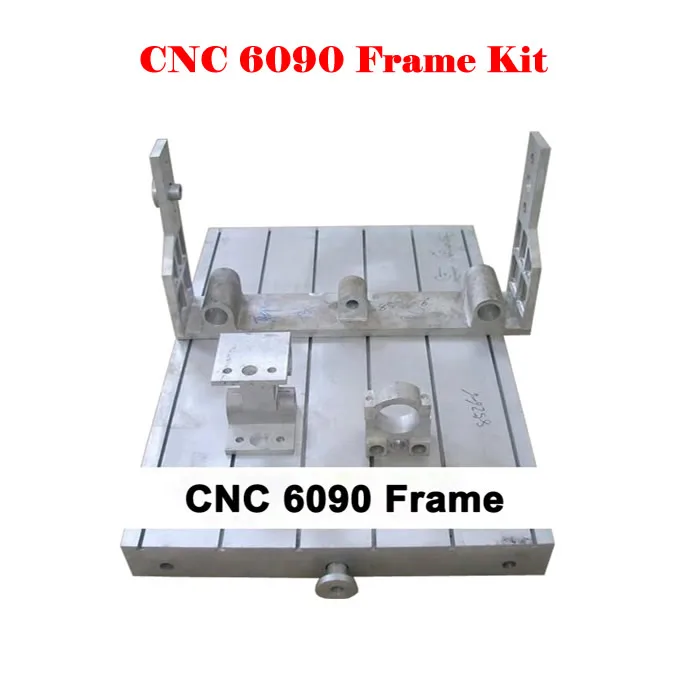 cnc 6090 aluminum frame cnc router engraving machine parts lathe bed ...