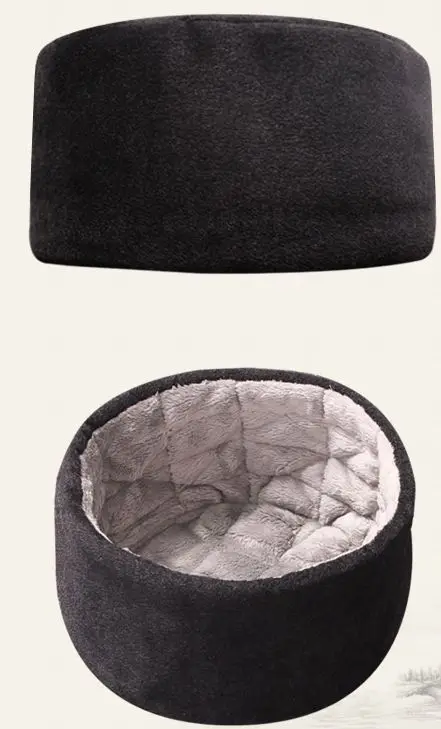 Winter warm buddhist nun hat lay meditation caps shaolin monks cap ...