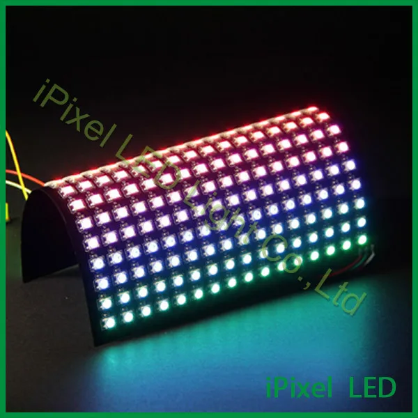 Dc5v Ws2812b Rgb Led Pixel Dot Matrix Flexible Led Display 8x8 8x32 16x16 32x32 In Led Modules 