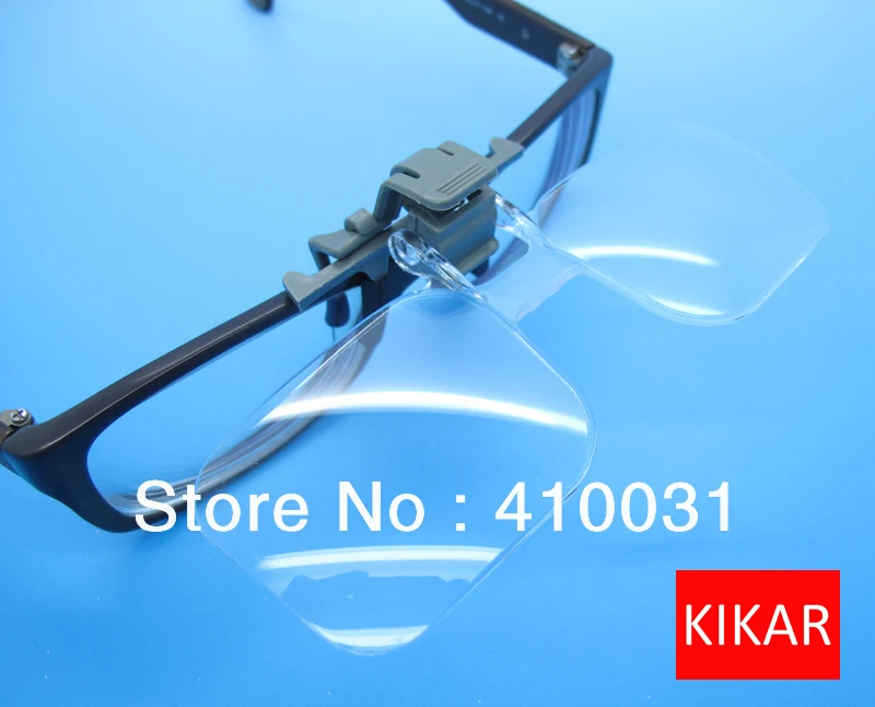 Kikar Clip-and-flip Optical Magnifying Lens 2x Power +4.00 Diopters ...