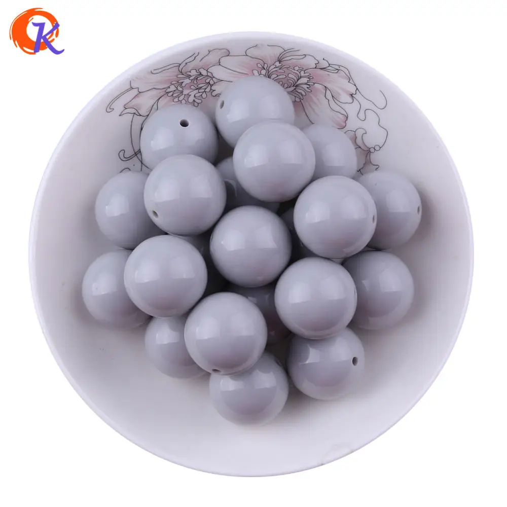 Fashion Beaded Jewelry #30-57/6-20MM 100Pcs/Lot Bubblegum Solid Beads ...