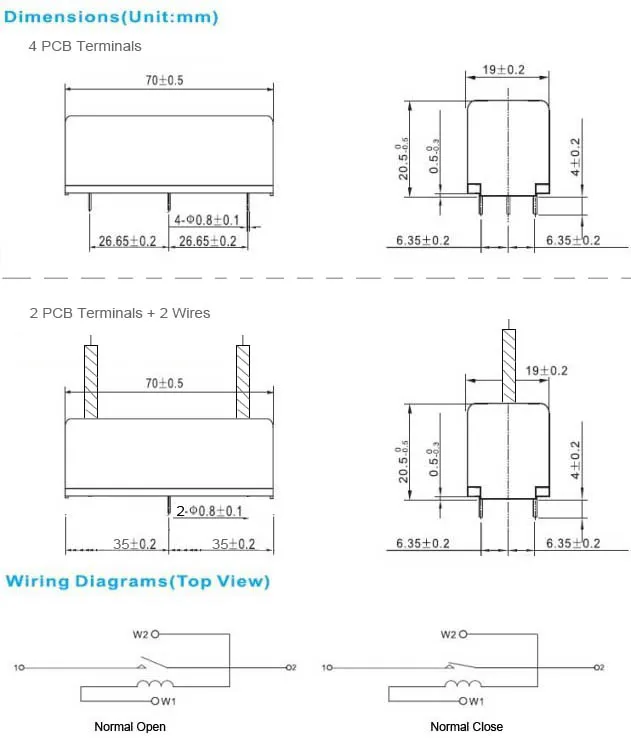 CRSTHV 20KV A 12VDC高電圧リードリレー (リード 30 センチメートル) ノーマルオープン|relay high ...