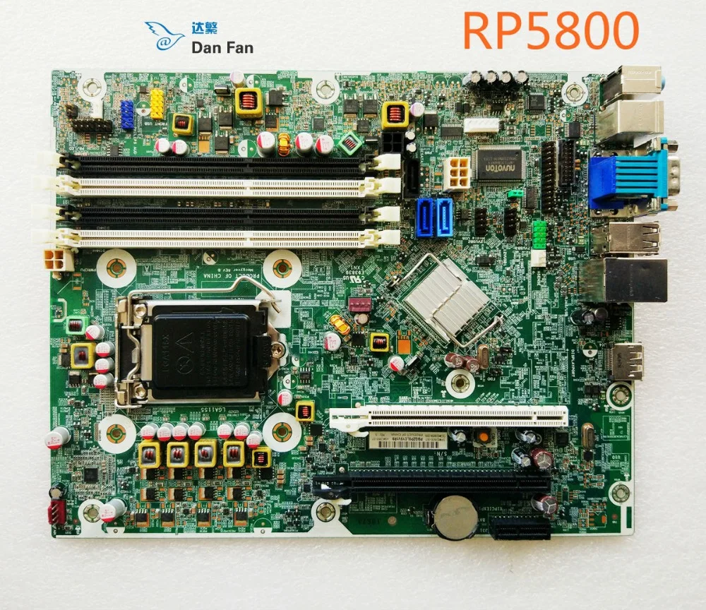 628655 001 628930 001 Desktop Motherboard For HP RP5800 POS Motherboard ...