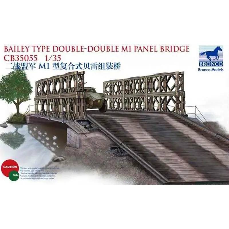 BRONCO CB35055 1/35 Bailey Type Double-Double M1 Panel Bridge - Scale ...