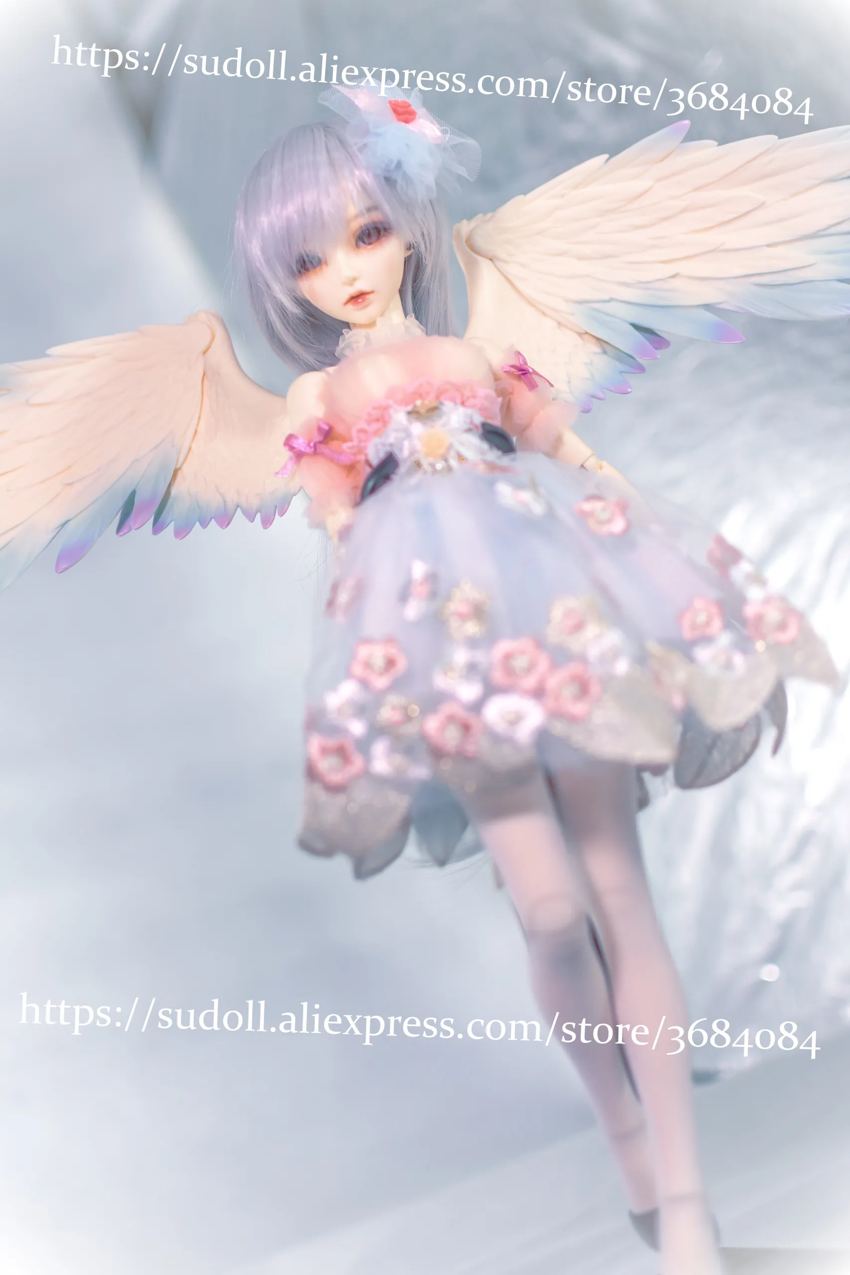 Sudoll 1/4 Bjd Sd Doll Girls Resin Bare Unpainted Body Doll + Eyes Cute ...
